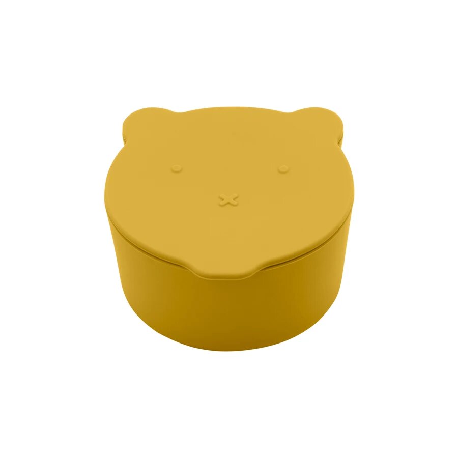 Силиконовый контейнер для детского питания, Mustard