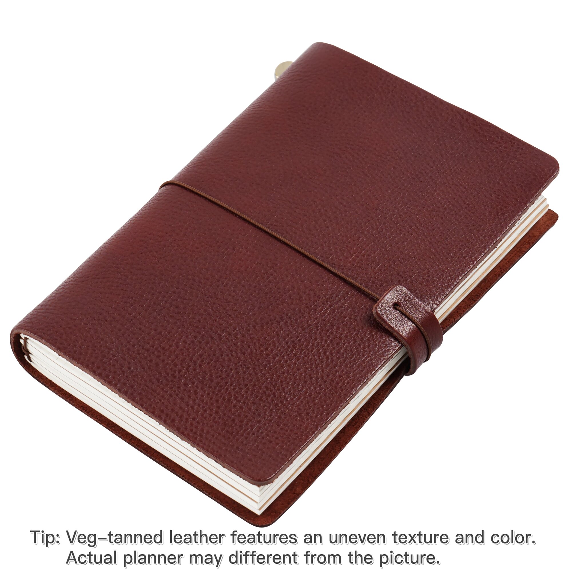 Бордовый Moterm Traveler Notebook A5