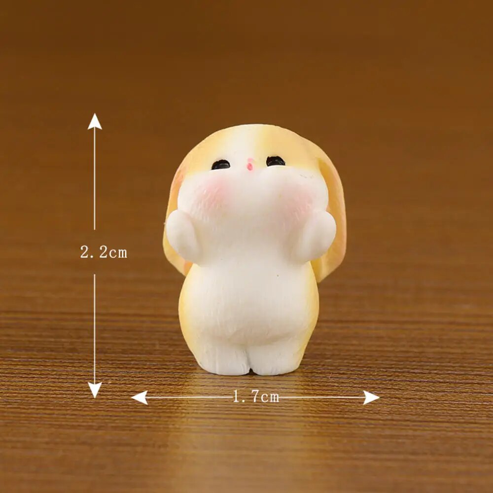 Мини-фигурка кошки из смолы