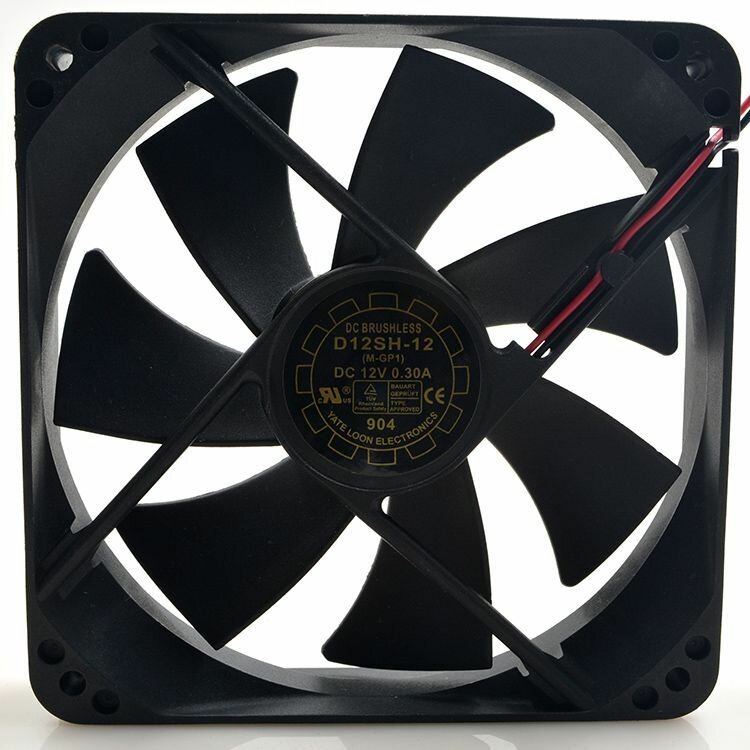 Вентилятор Yate Loon D80SM-12 DC 12v 0.14A 80x80x25mm 2pin