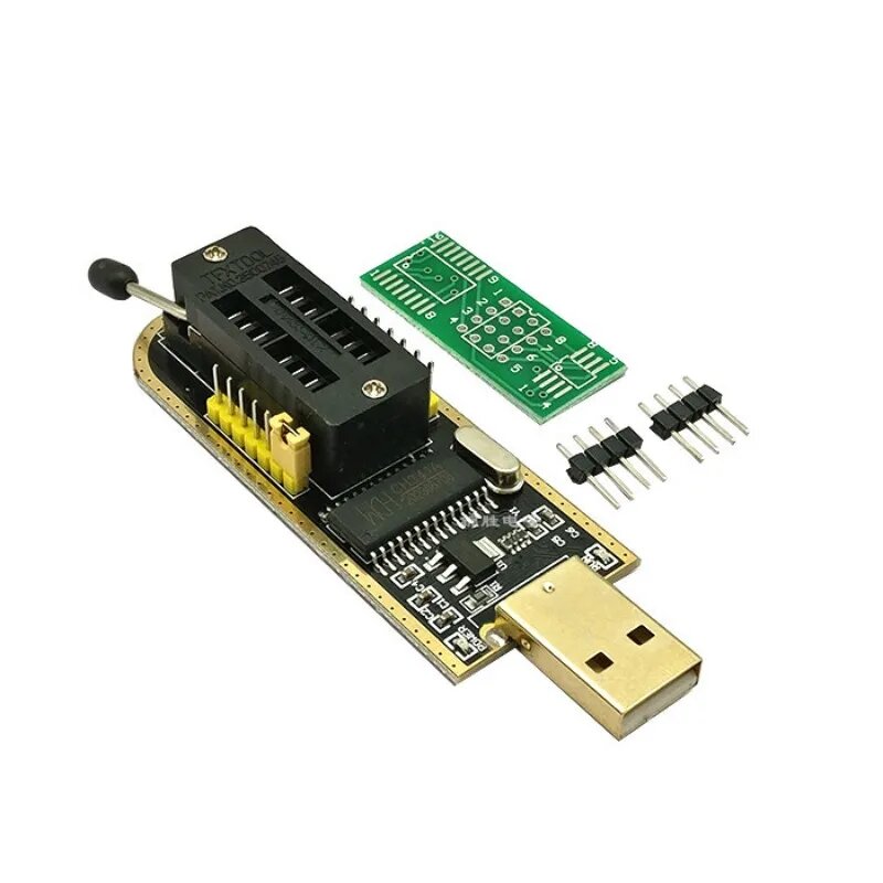 USB программатор CH341A для EEPROM 24C 25C и BIOS — фото 1