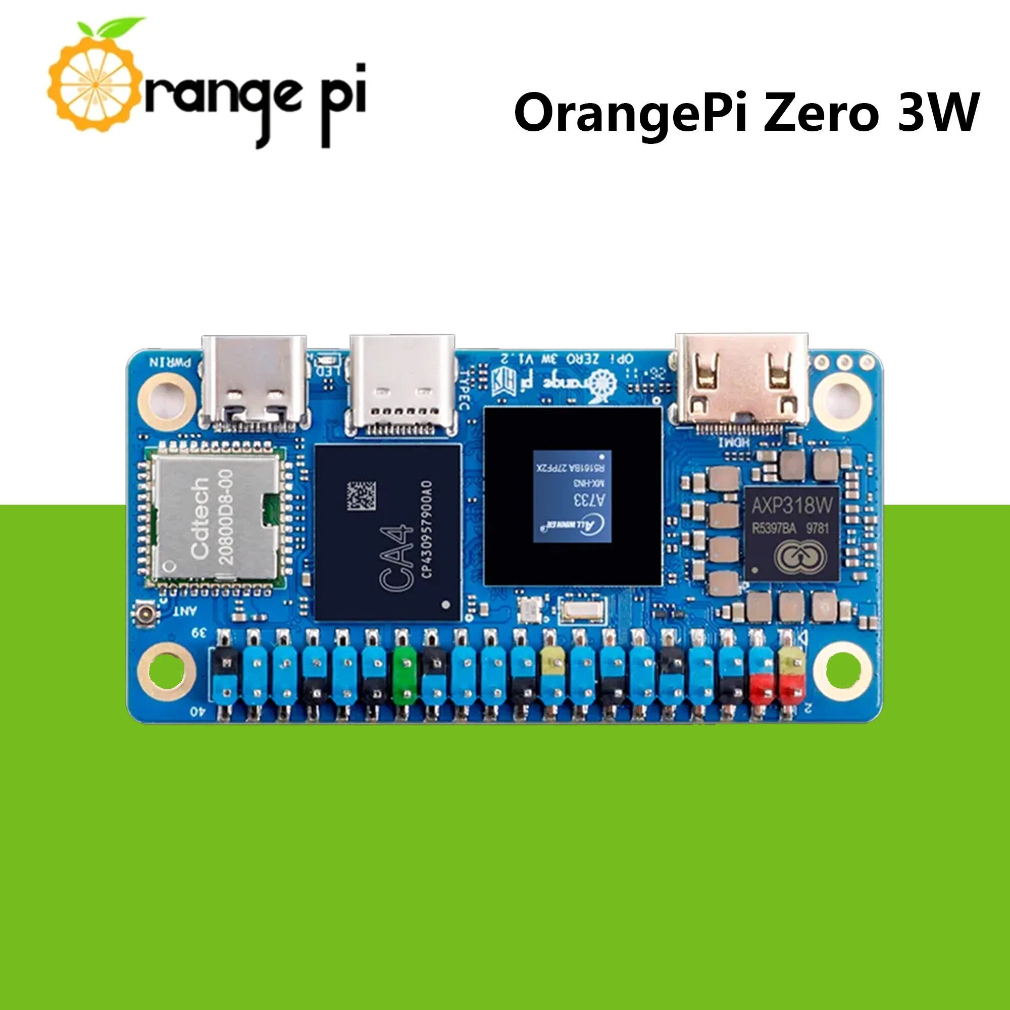 Orange Pi Zero 3W, 6GB RAM + Кулер — фото 1