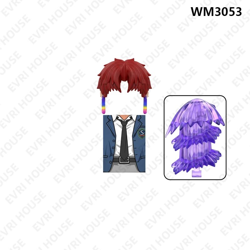 Фигурка аниме WM3053, фиолетовый