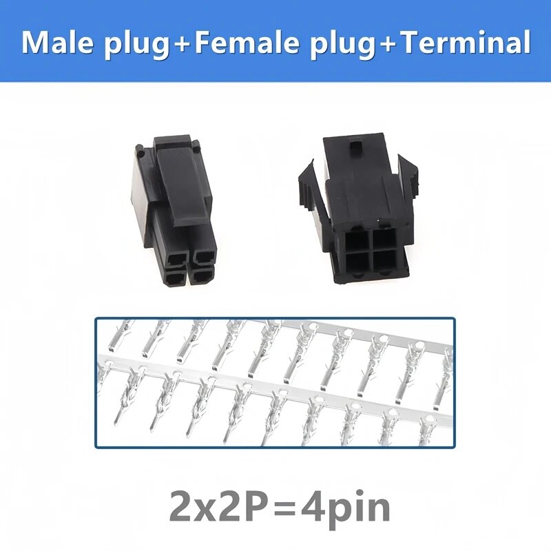 Комплект соединителей MX3.0 Micro-Fit 3.0 10sets 2x2pin