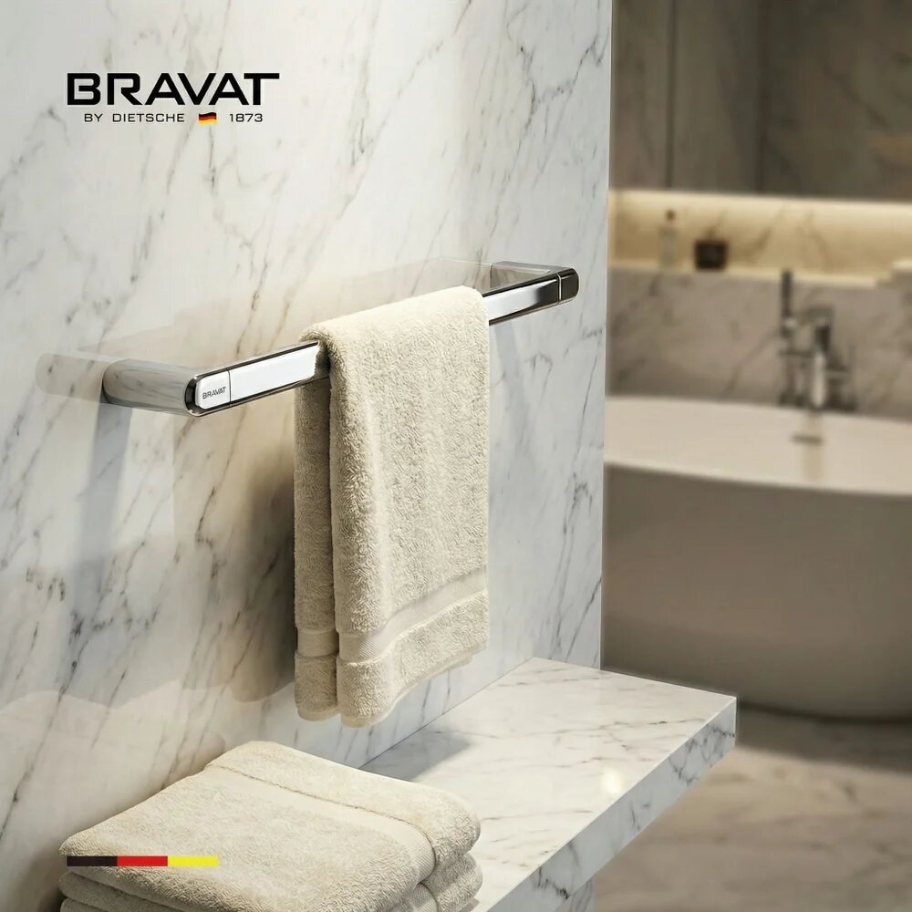 Держатель для полотенец BRAVAT D71131CP-SW