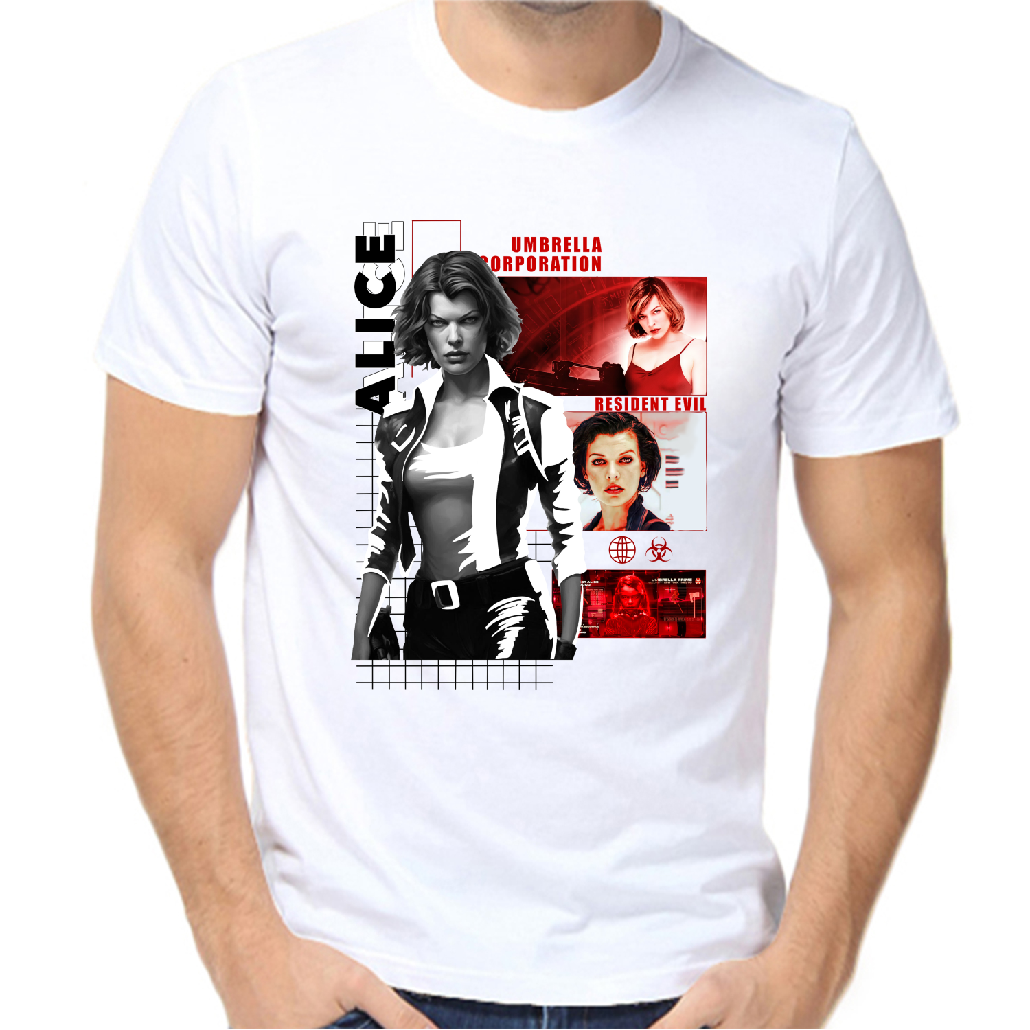 Футболка resident evil Обитель Зла 1