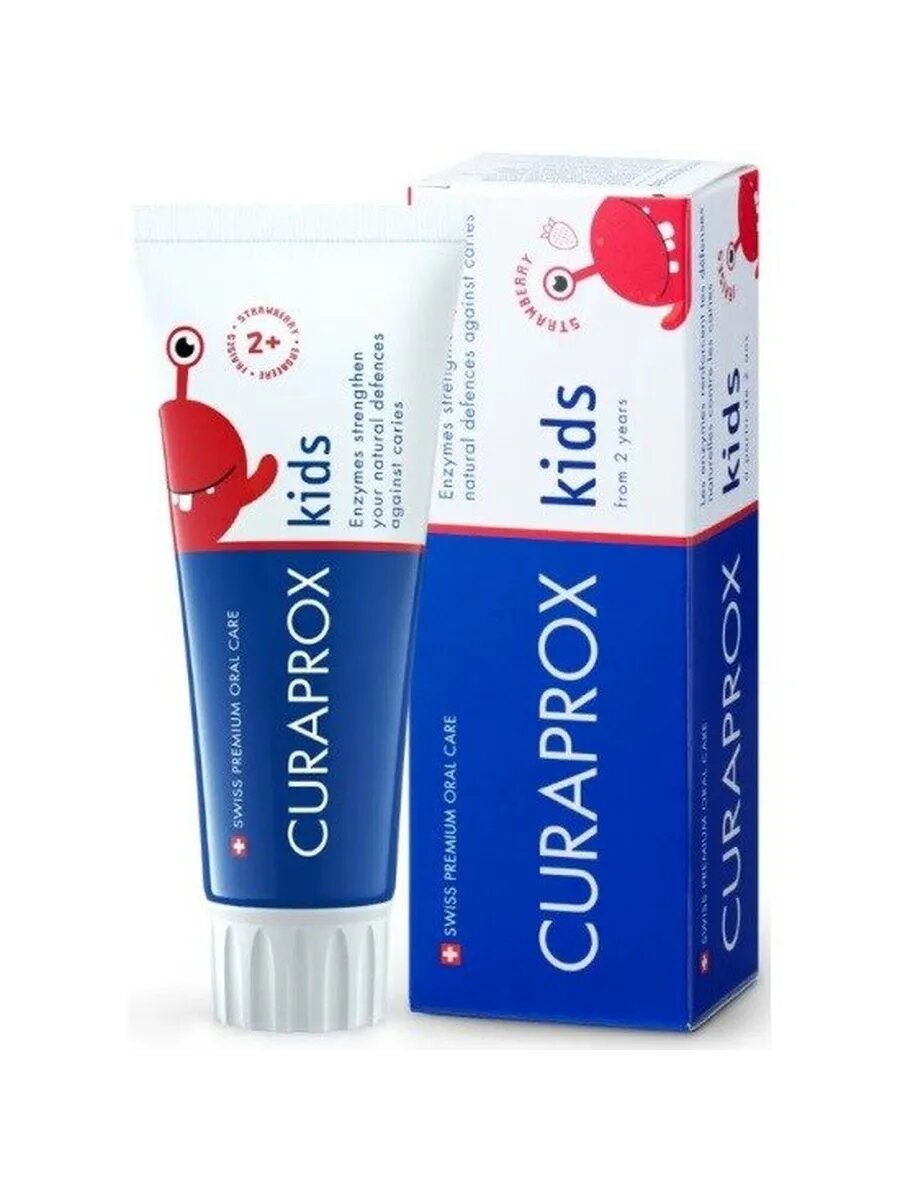 Паста зубная Curaprox Kids 950 для детей старше 2-х лет 60 м