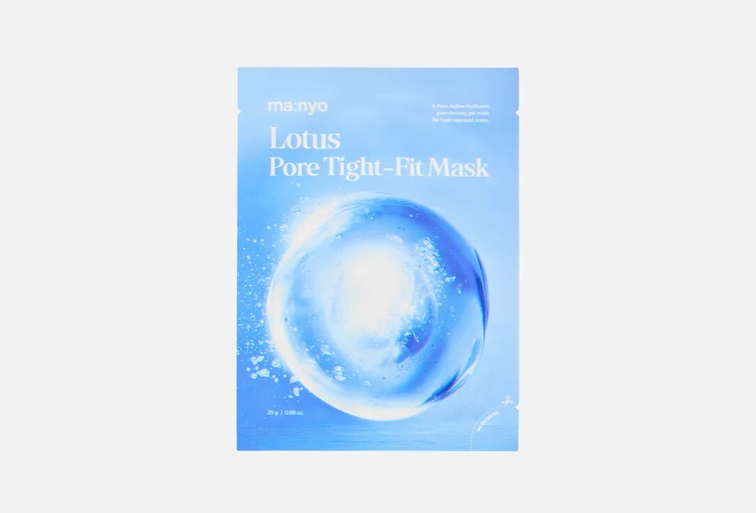 Ma: nyo Lotus Pore Tight-Fit Тканевая маска для визуального сужения пор кожи лица 1 шт
