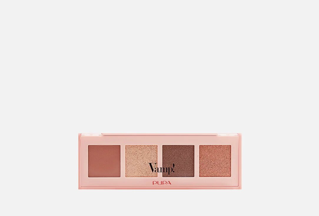Pupa VAMP! 4 EYESHADOWS PALETTE Палетка теней 5.2 г 02, Золото и бронза