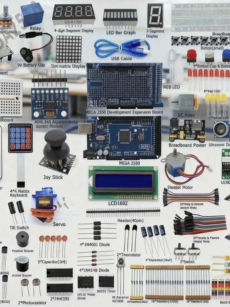 MEGA2560 Arduino набор Для Программирования С Ардуино Kit