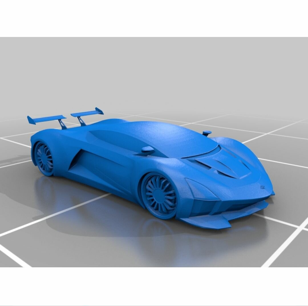 Vendetta GTR-800 Concept. Масштабная модель 1:72.