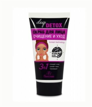 Флоресан Deep Detox Скраб для лица, 150мл