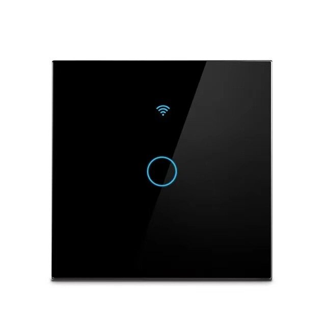 Умный сенсорный выключатель Tuya, WiFi + Bluetooth +RF 433, управление голосом, 10А, 100Вт