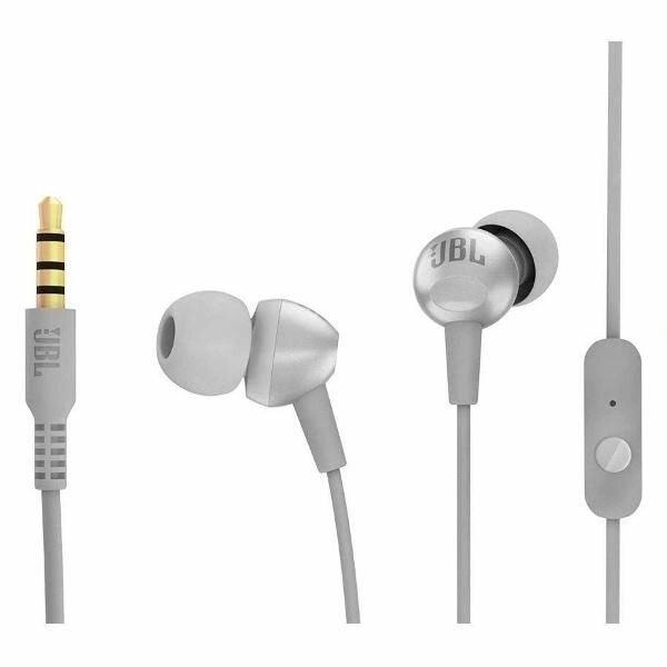 Наушники-вкладыши JBL C200SI серый