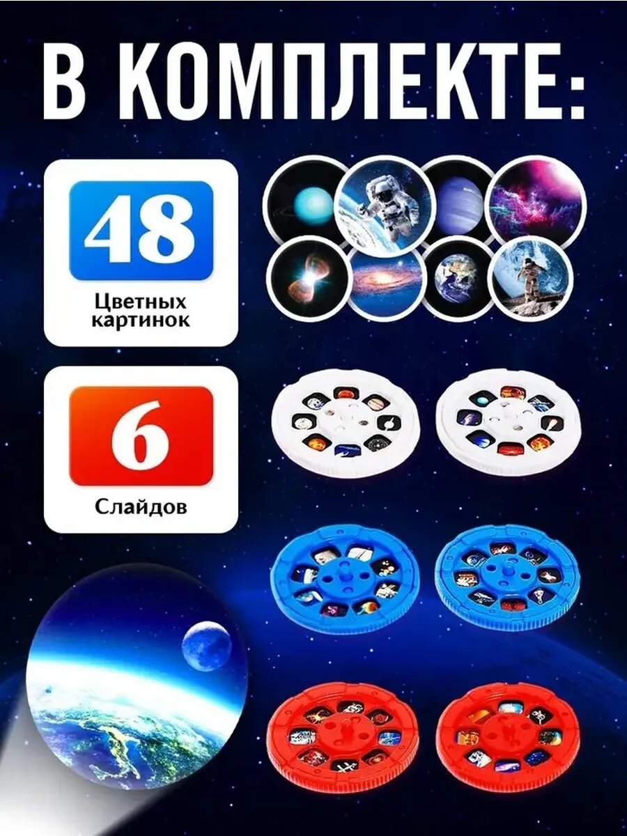 Космический проектор-ночник для детей