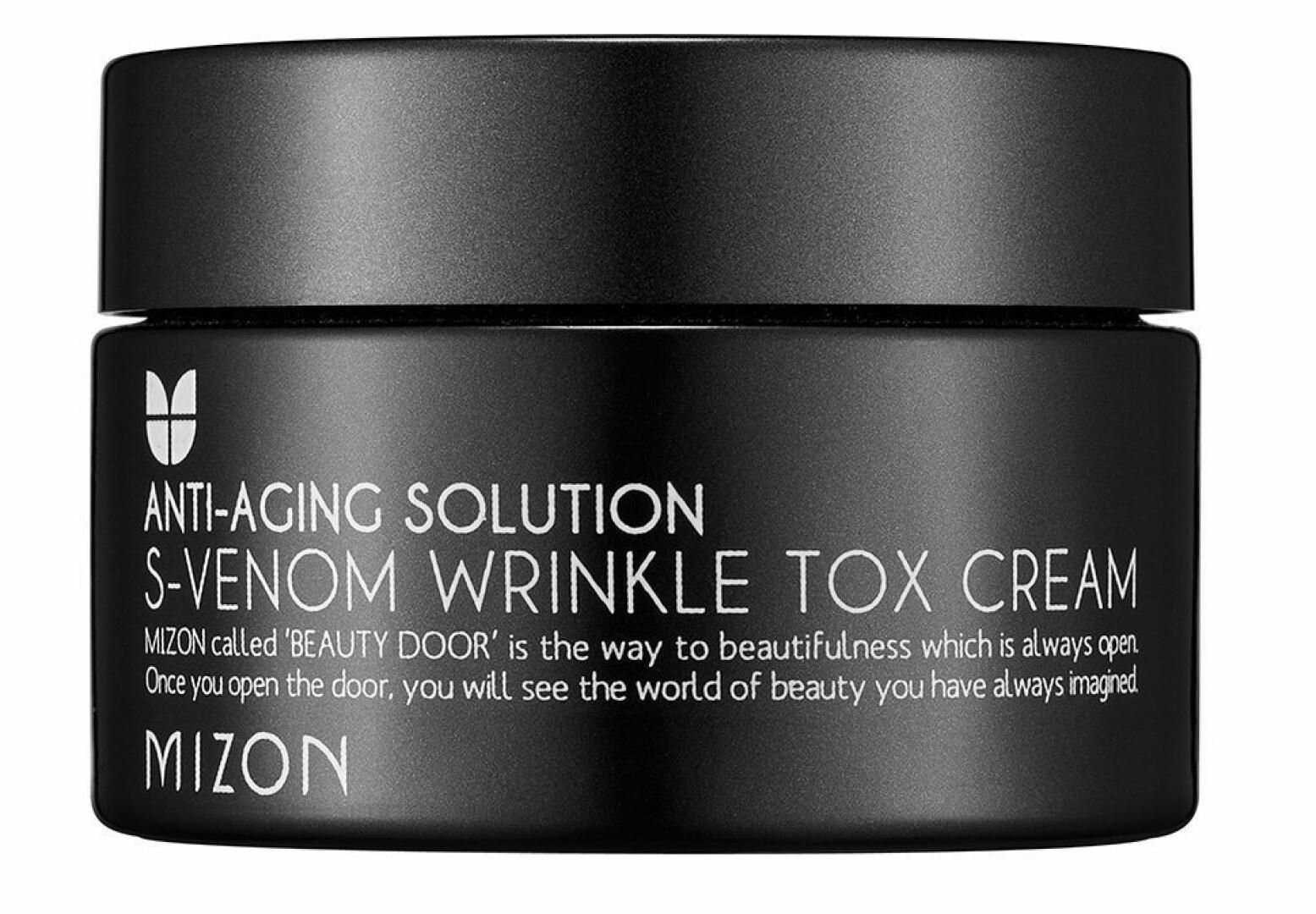 MIZON S-Venom Wrinkle Tox Cream - Антивозрастной крем для лица c пептидом змеиного яда, 50 мл
