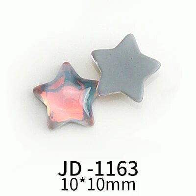 Стразы для ногтей JD-1163, 10*10мм