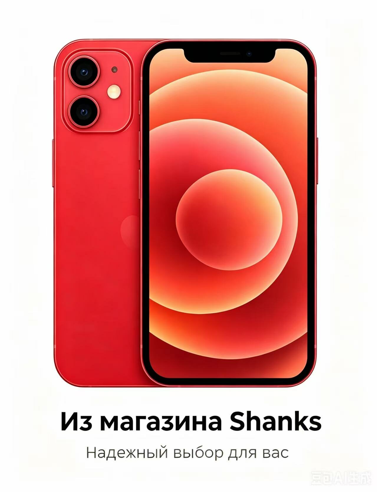 Смартфон Apple iPhone 12 256 ГБ, Dual: nanoSIM + eSIM, RED, Красный