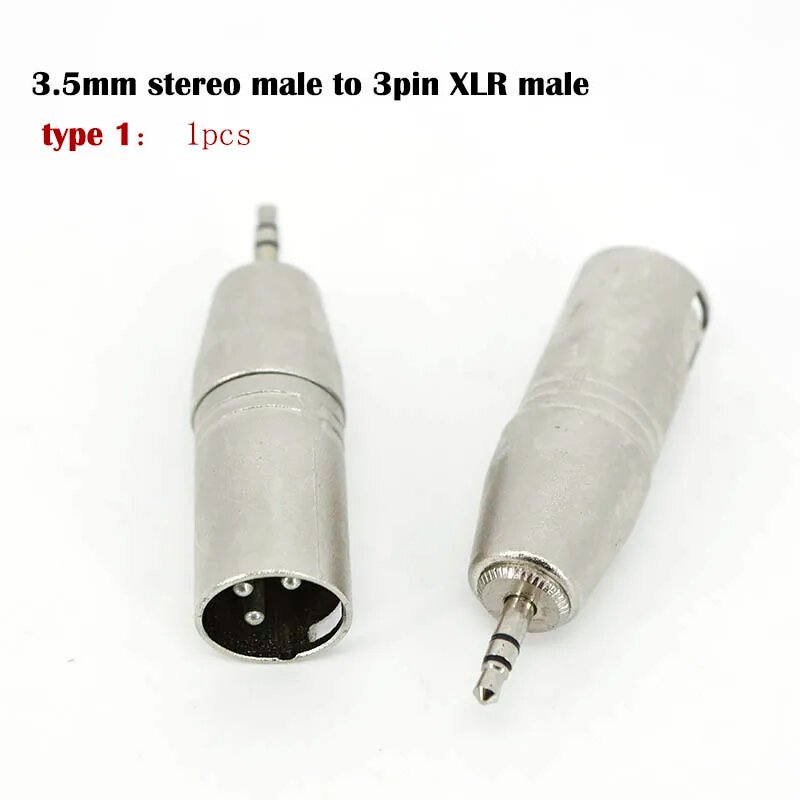 Аудиоадаптер 3.5 мм stereo - XLR 3pin, type 1