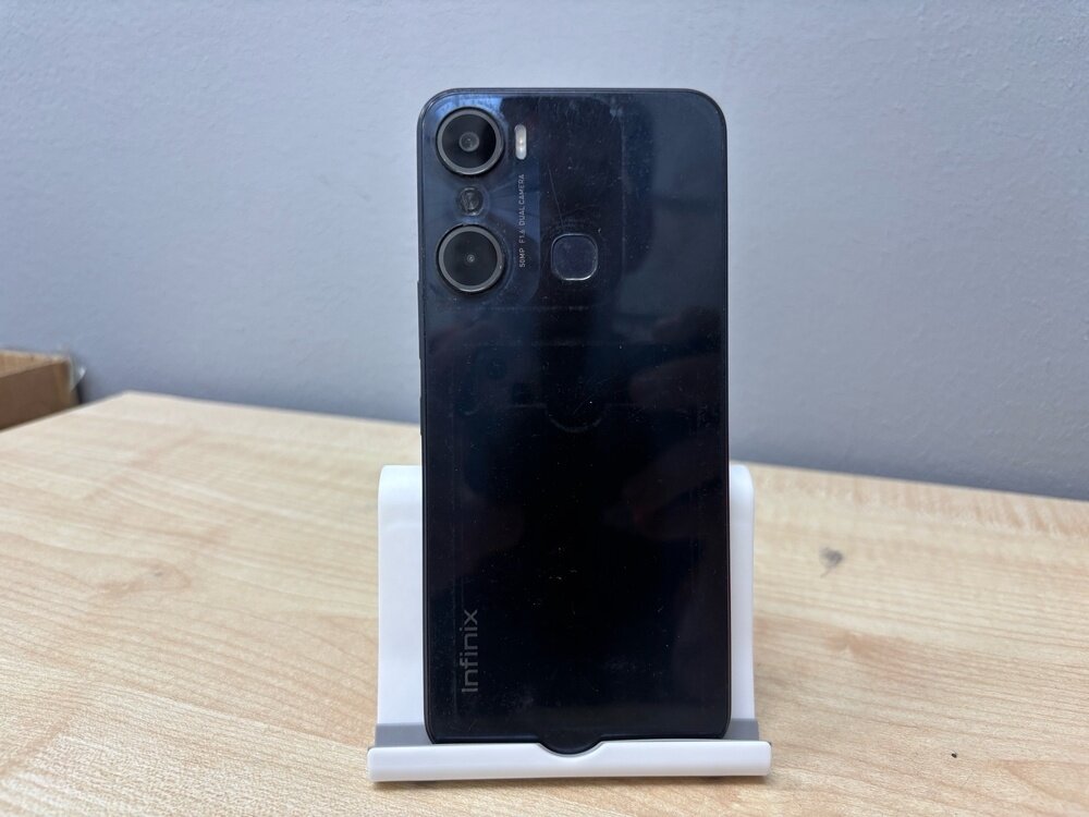 Смартфон Infinix HOT 12 PRO 8/128 ГБ, Dual nano SIM, racing black Б/У уценка