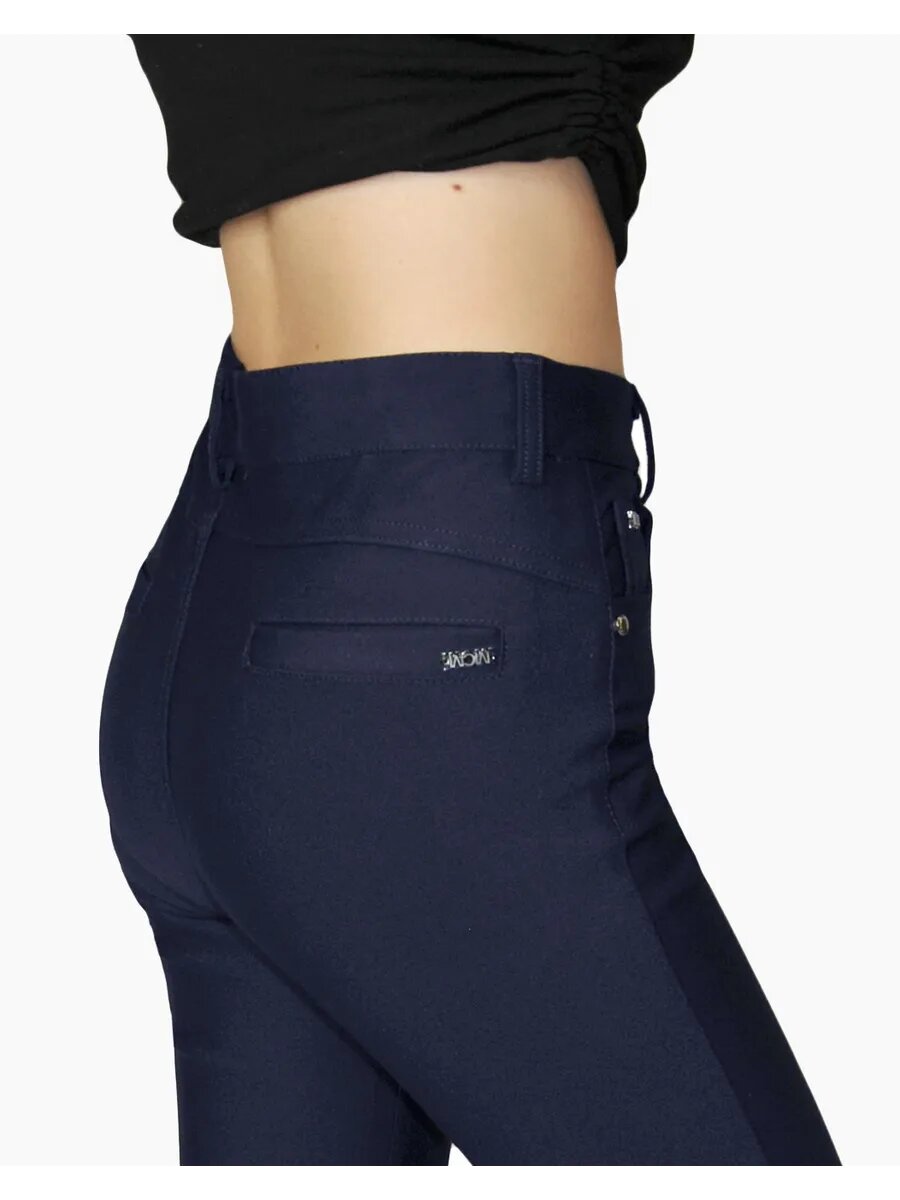 Брюки классические Yuke jeans, размер 28/176, темно-синий/синий — фото 1