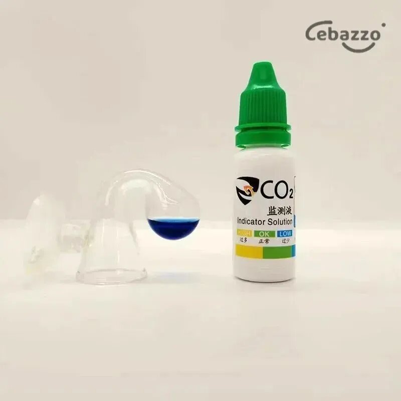 Индикатор уровня CO2 для аквариума, классический дропчекер с жидкостью 4dKH, точный контроль углекислого газа, набор для измерения pH