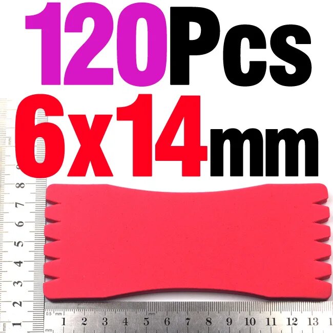 MNFT Пластины для лески 120 шт. 120PCS 6X14MM