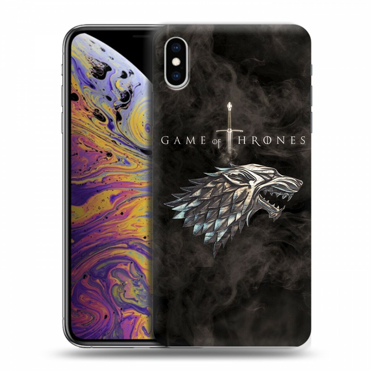 Чехол для Iphone Xs Max с принтом Игры Престолов (Айфон Хс Мах)