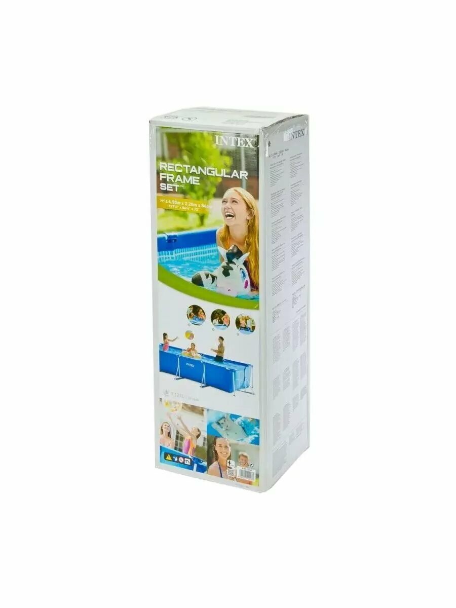 Бассейн каркасный Intex Rectangular Frame 450*220*84см 28273 — фото 1