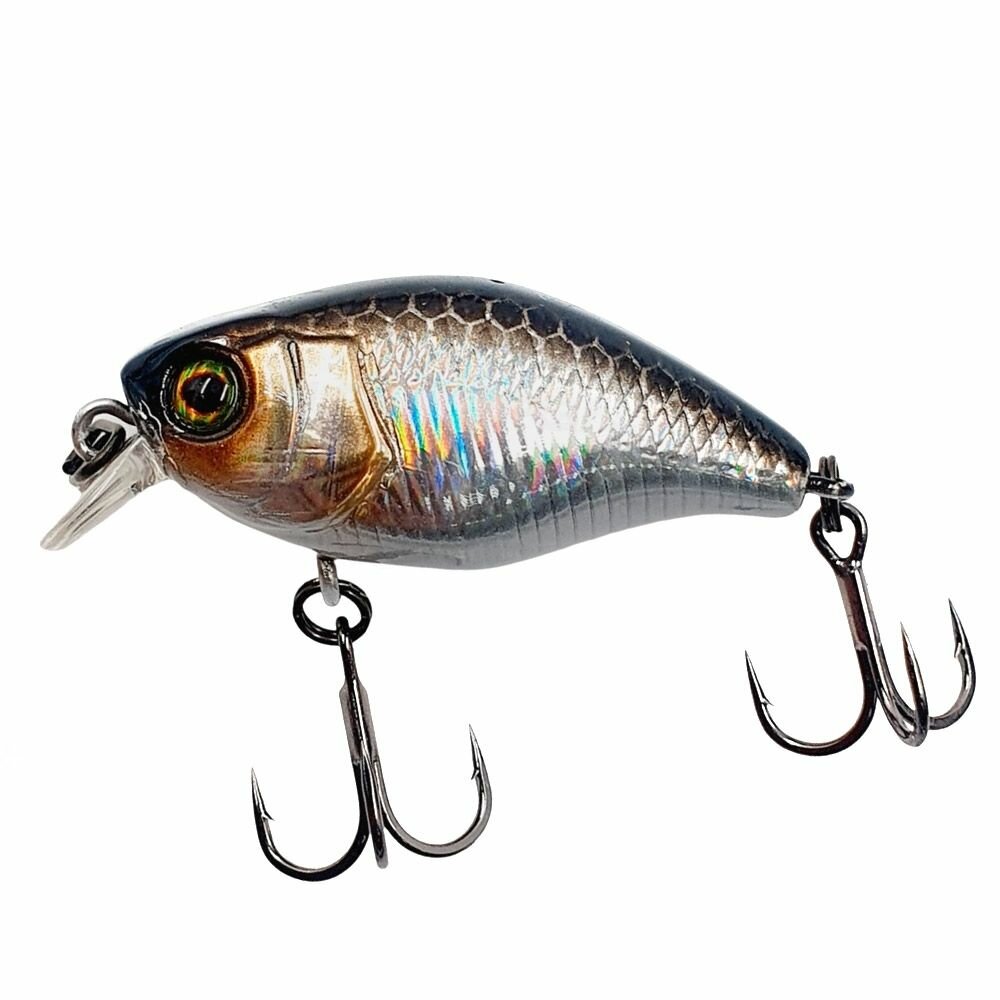 Воблер JACKALL MICRO CHUBBY 30F 2g цвет HL SILVER & BLACK
