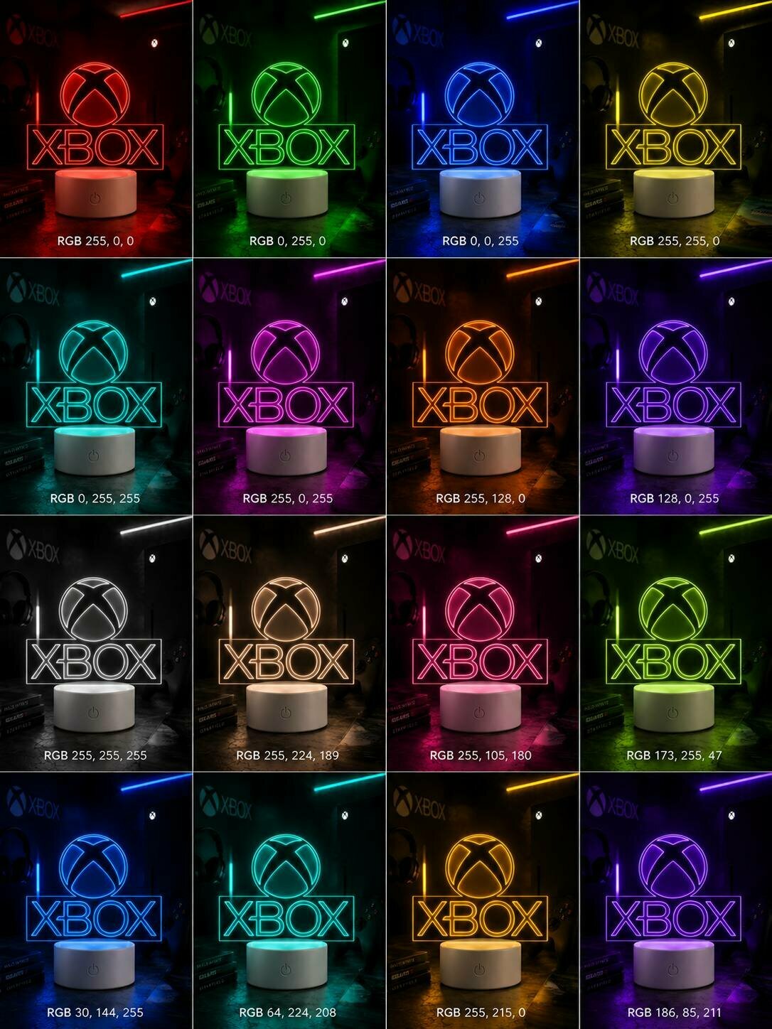 3D-Светильник xbox — фото 1