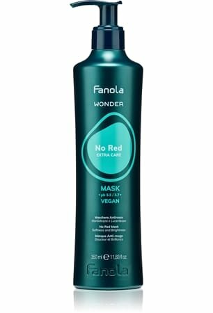 Маска для волос Fanola Wonder No Red Mask, с зеленым пигментом, 350 мл