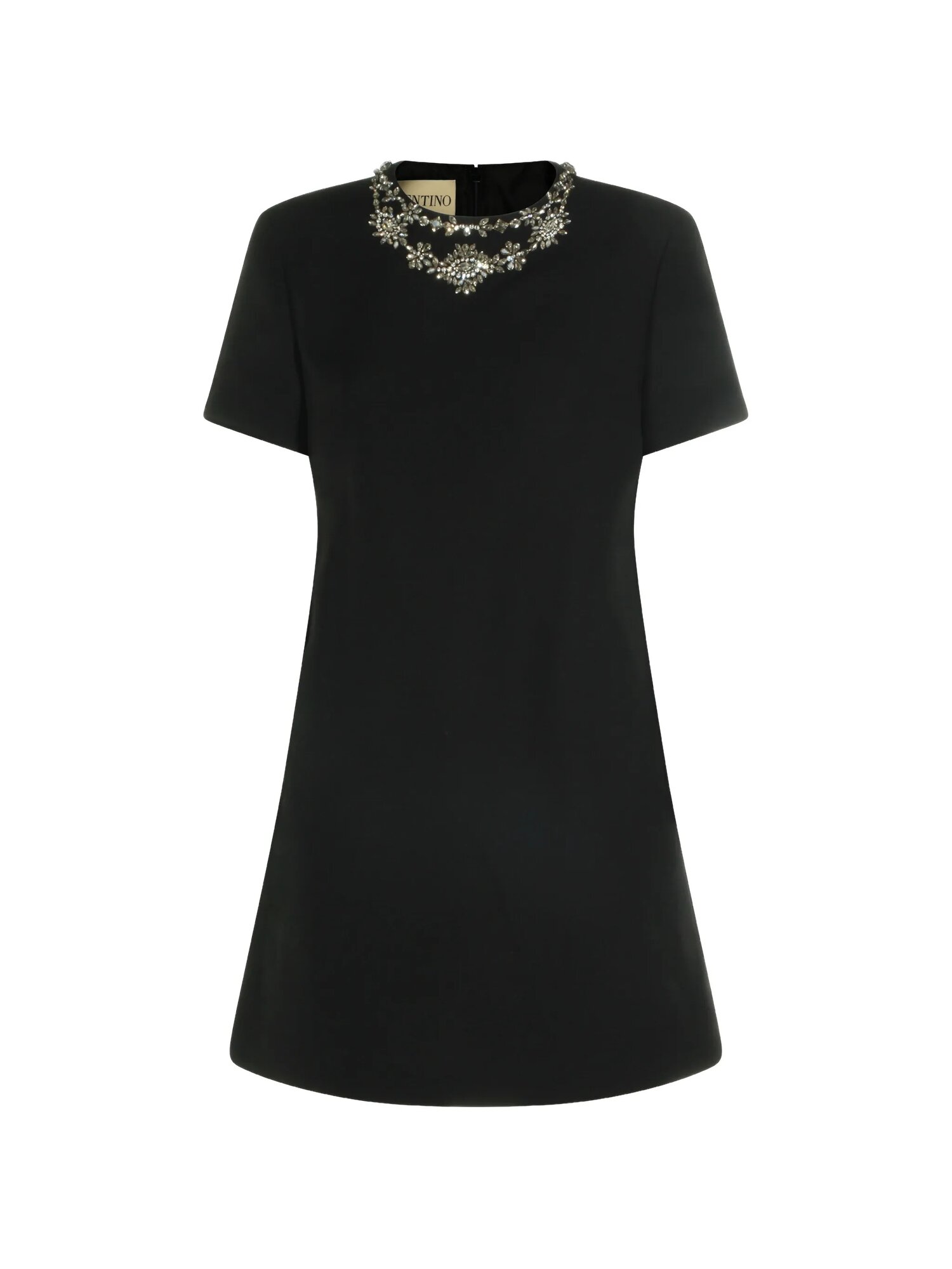 Платье Crystal-embellished short-sleeve mini dress