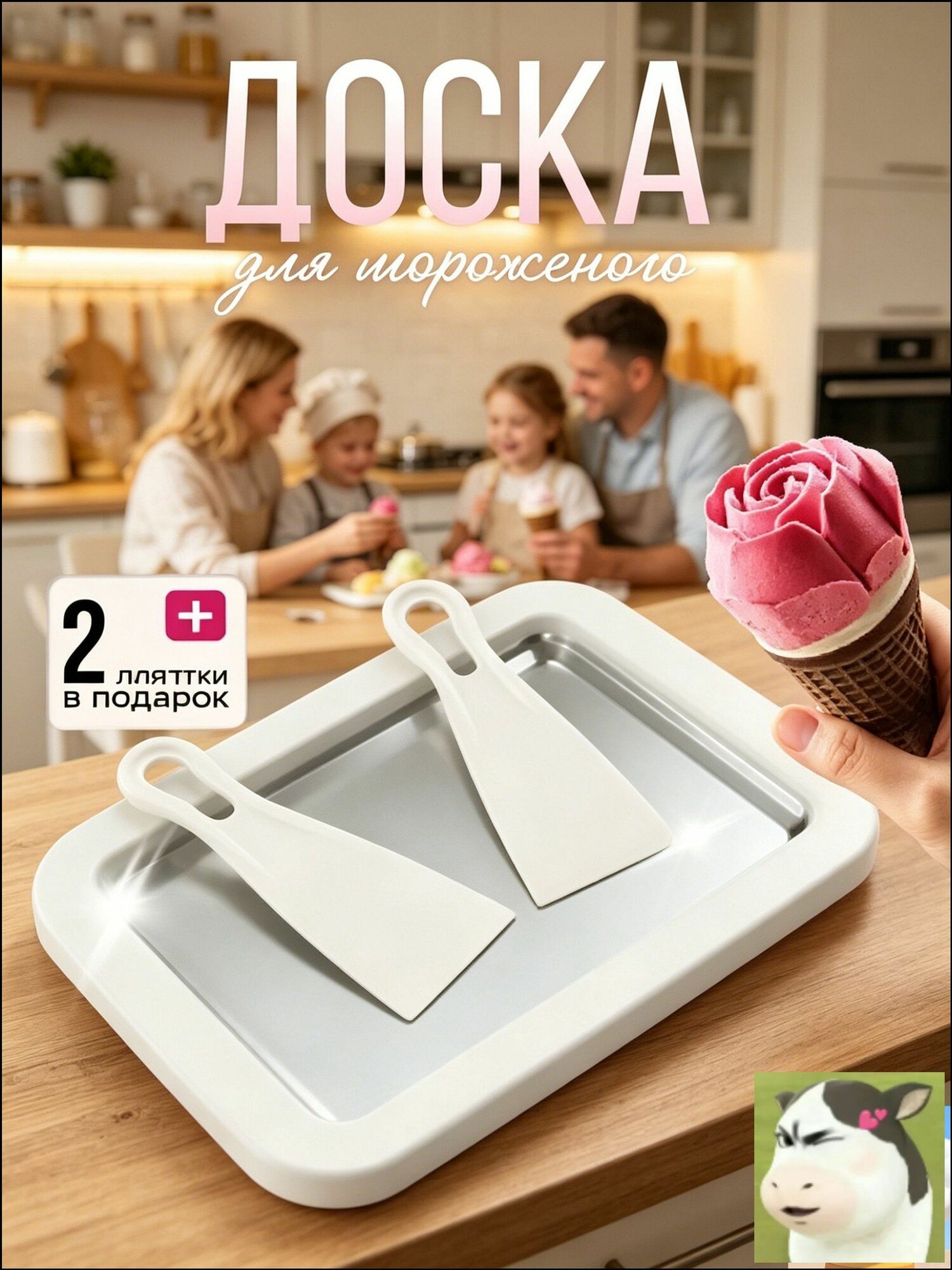 Мороженица механическая, 3 предм.