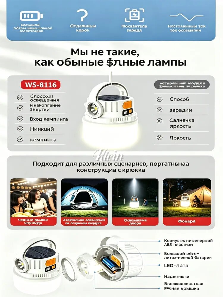 Кемпинговый фонарь — фото 1
