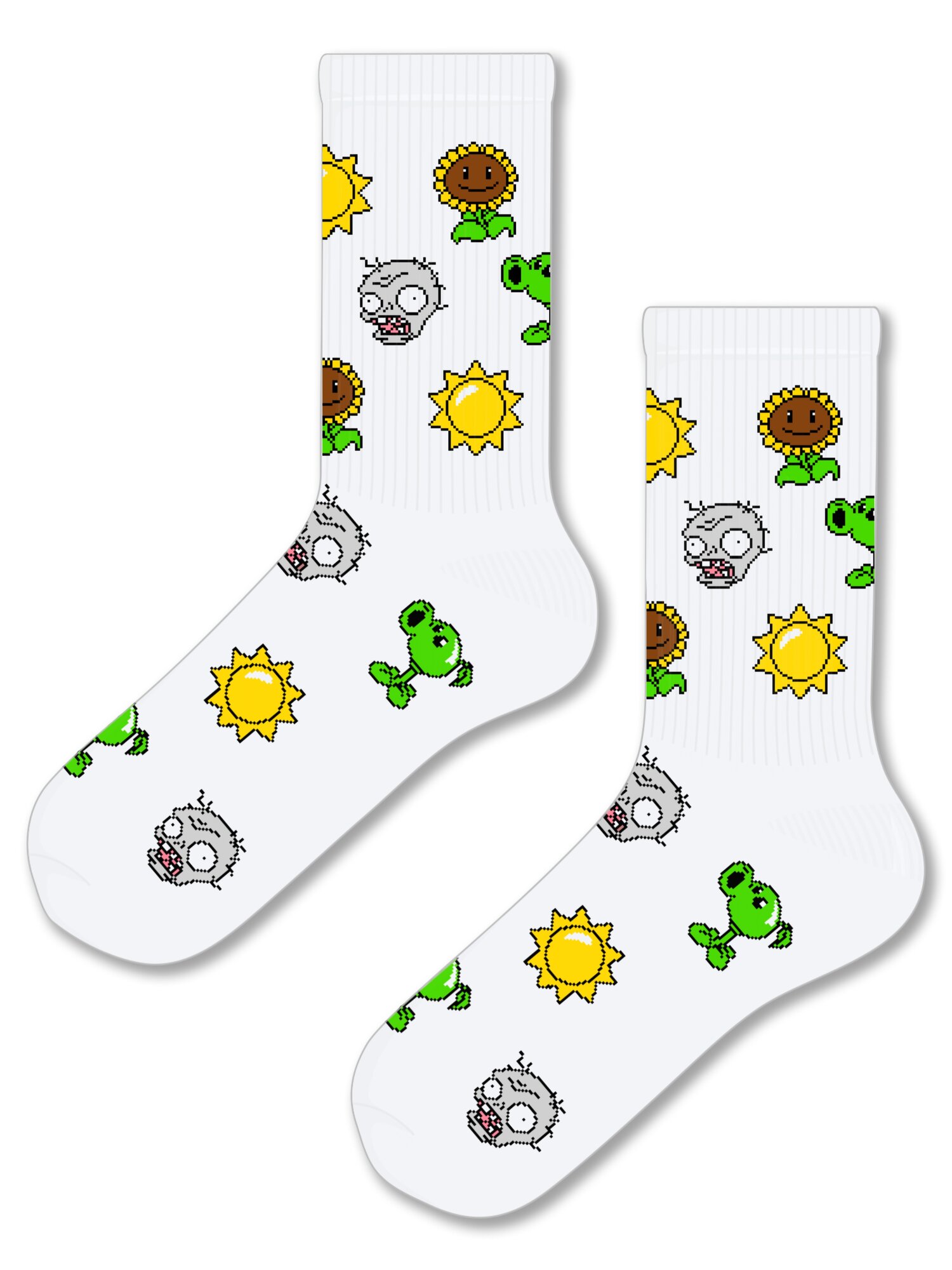 Носки Plants vs Zombies Растения против Зомби