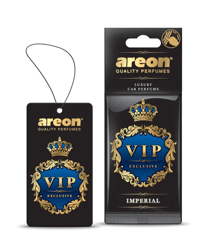 Ароматизатор подвесной Areon 704-VIP-09-ЧЗБ Imperial/Императорский