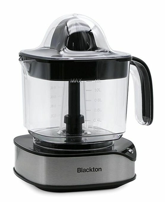 Соковыжималка электрическая Blackton / Блектон Bt J1113 для цитрусовых пластик цвет черный 1 скорость объем 1200мл мощность 40Вт / техника для кухни