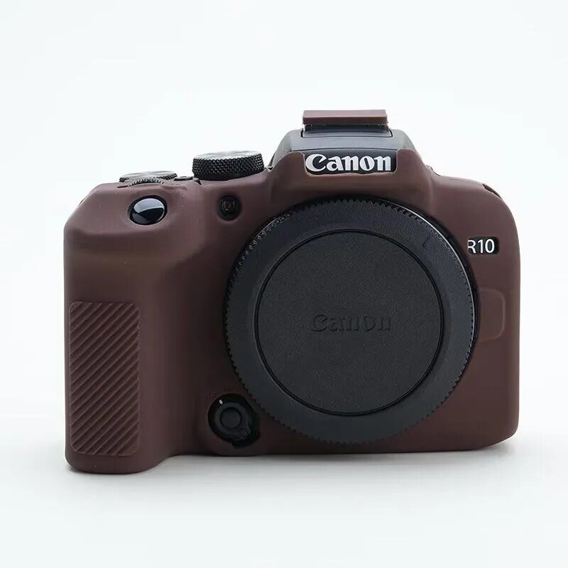Защитный силиконовый чехол для фотоаппарата Canon EOS R10 ультра-тонкая полимерная из мягкого качественного силикона
