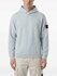 Худи Stone Island Logo-patch button-neck hoodie, размер S, , синий