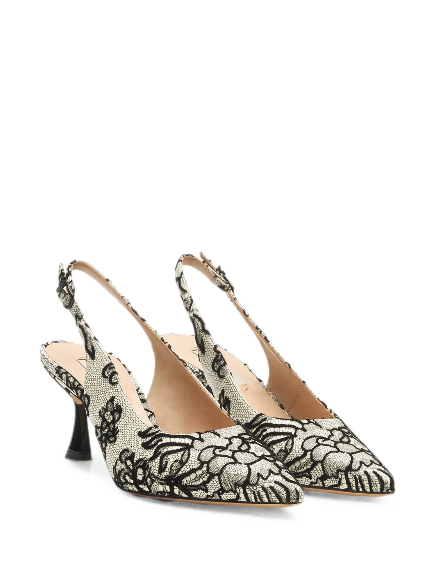 Туфли Casadei Pandora slingback pumps, размер 38,5, разноцветный — фото 1