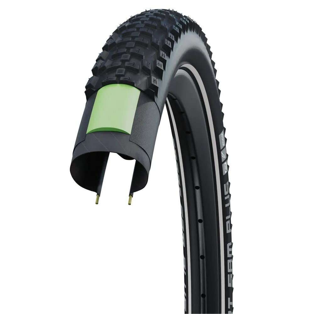 Велопокрышка 29x2.25 (57-622) SCHWALBE SMART SAM PLUS Perf DD GreenGuard