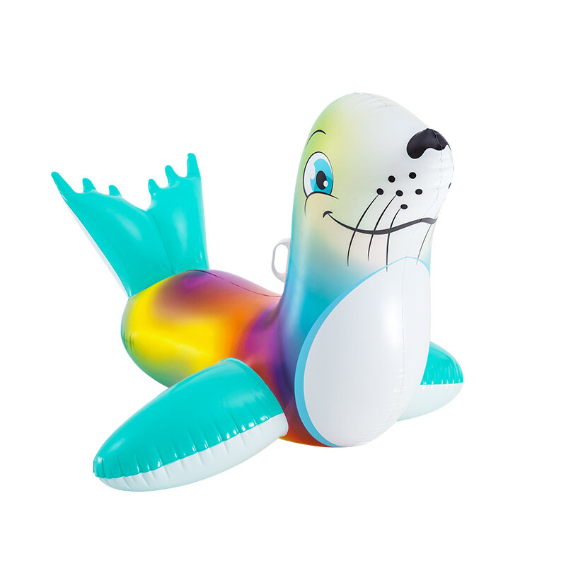 Надувная игрушка для плавания для детей BESTWAY Радужный тюлень, 114CM EU