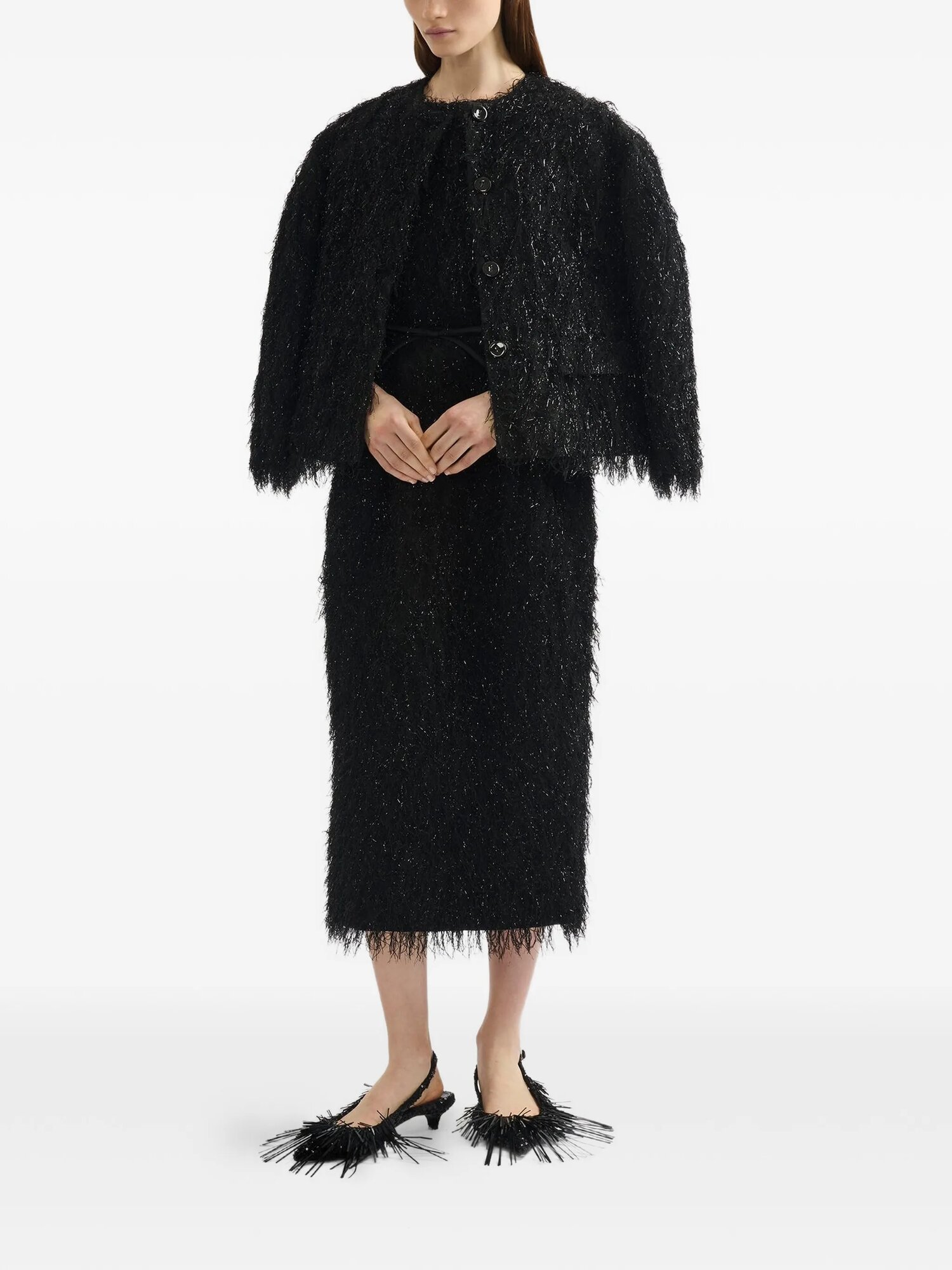 Куртка Erdem, размер 8, black — фото 1