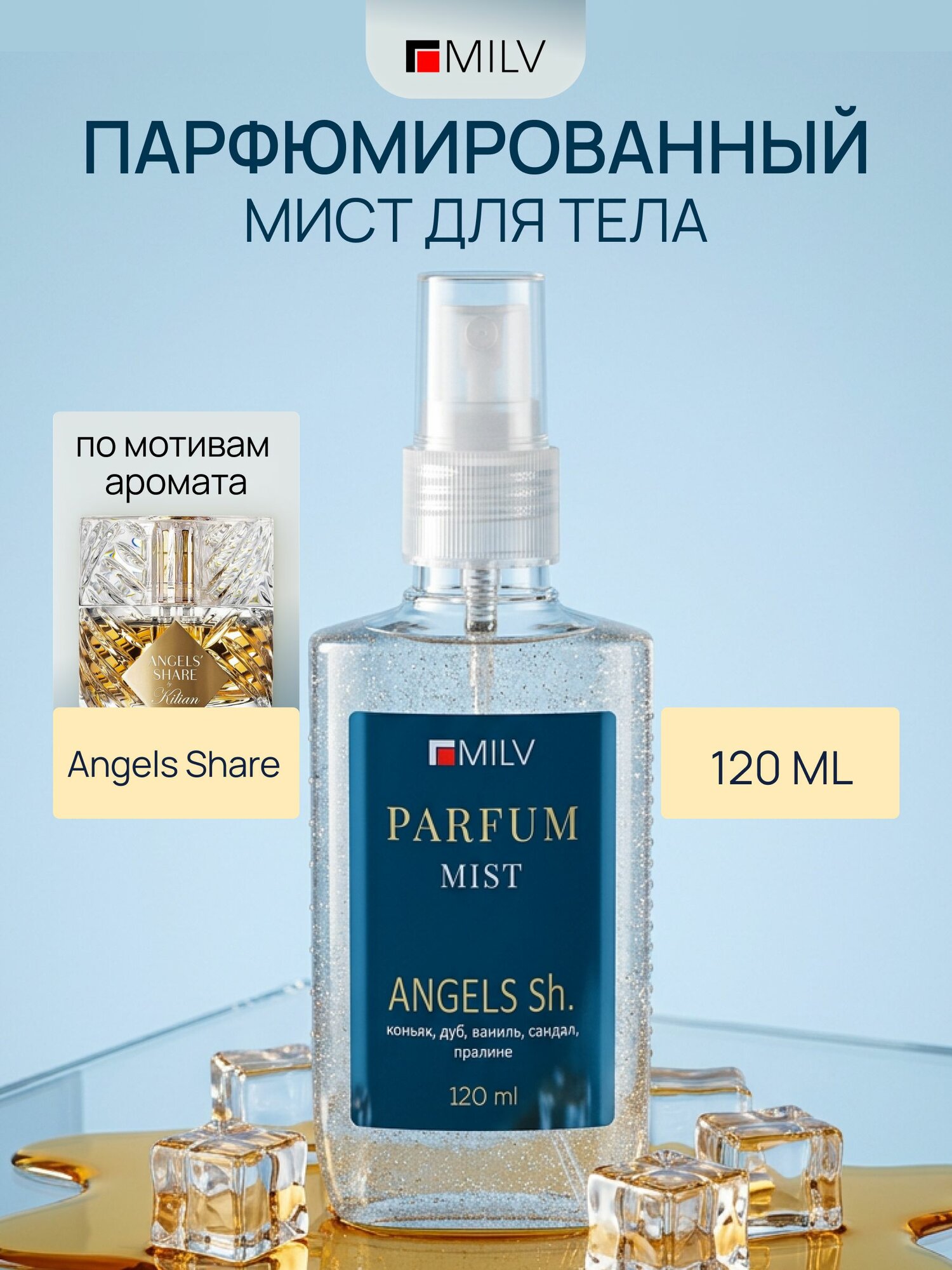 MILV Парфюмированный мист для тела "ANGELS Sh.". 120 мл