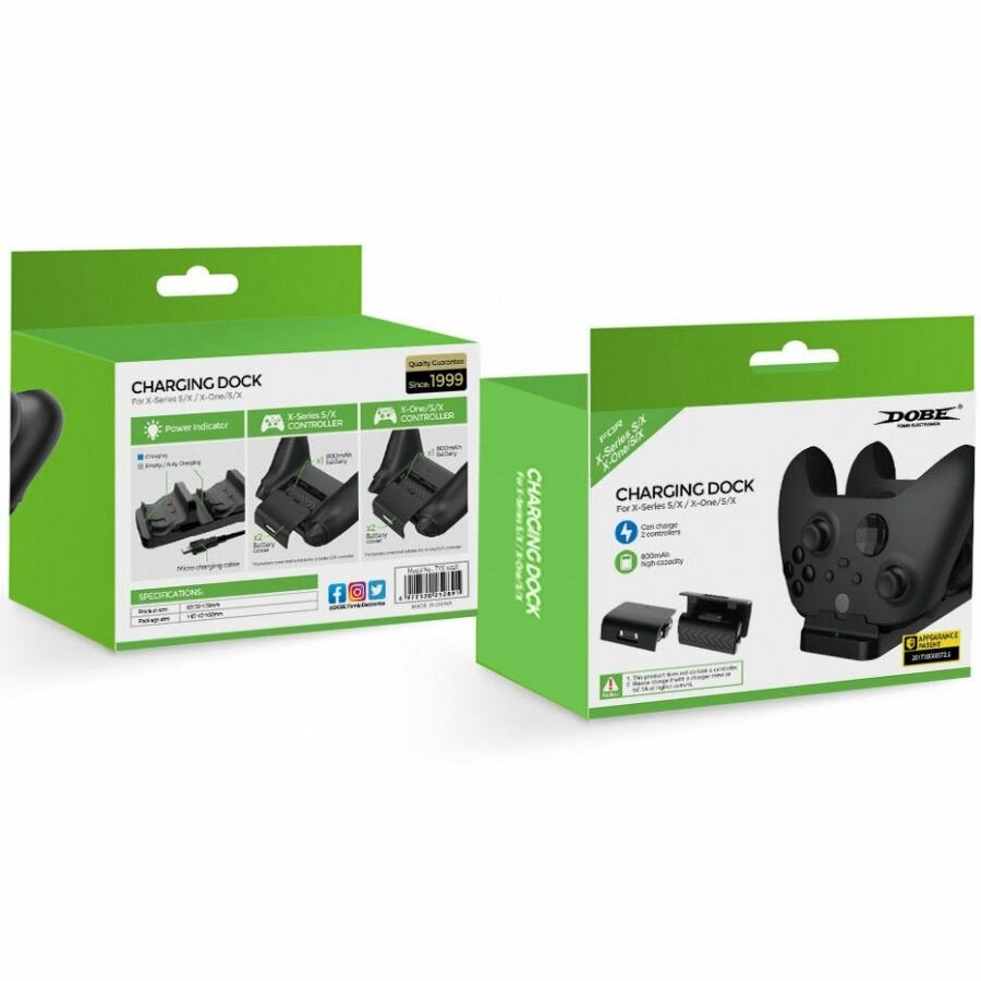 Зарядная станция + 2 аккумулятора Dobe Charging Dock (TYX-532X) (Xbox One / Series)