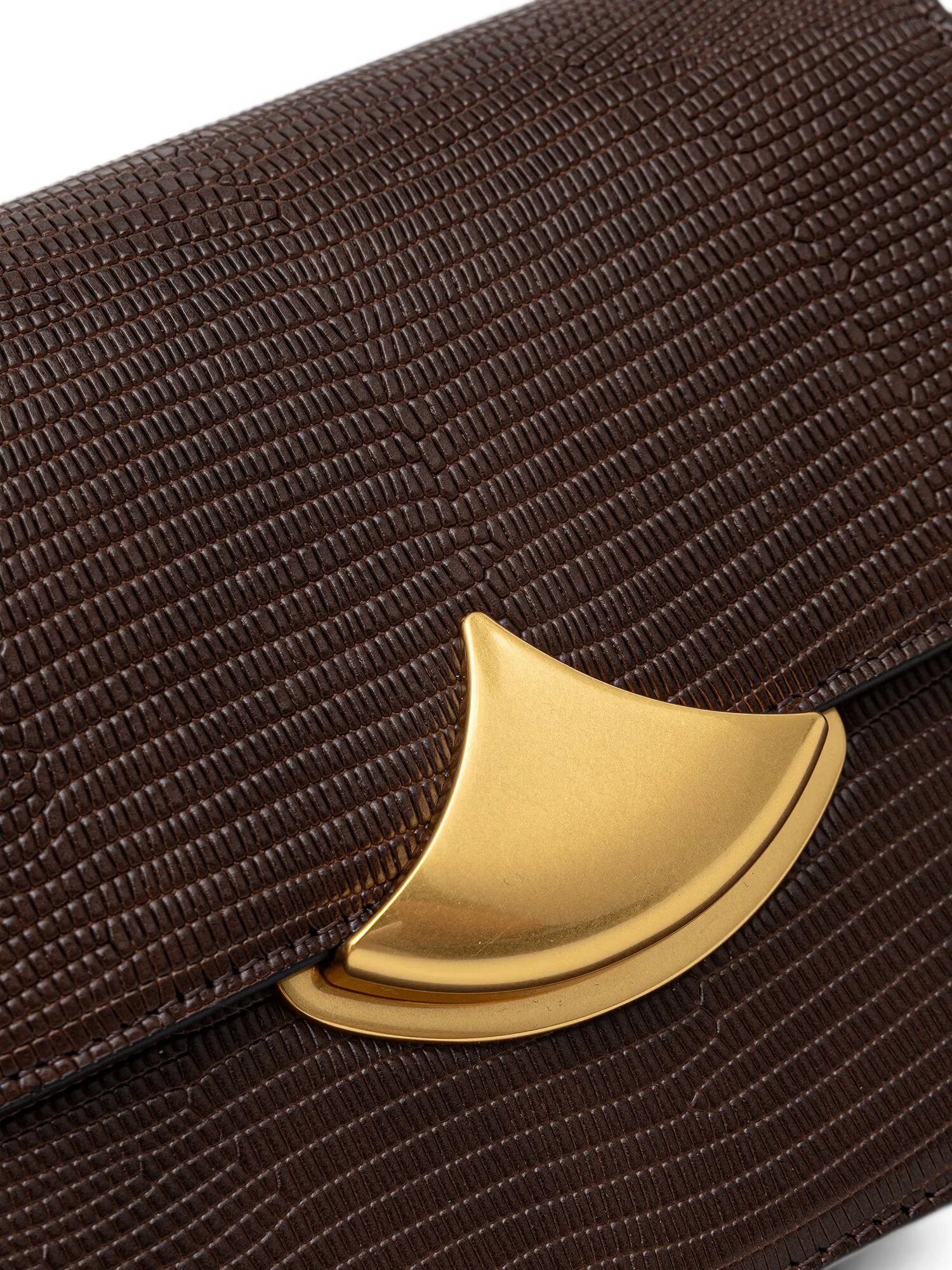 Сумка Sessun Diviluz lizard-effect leather shoulder bag — фото 1