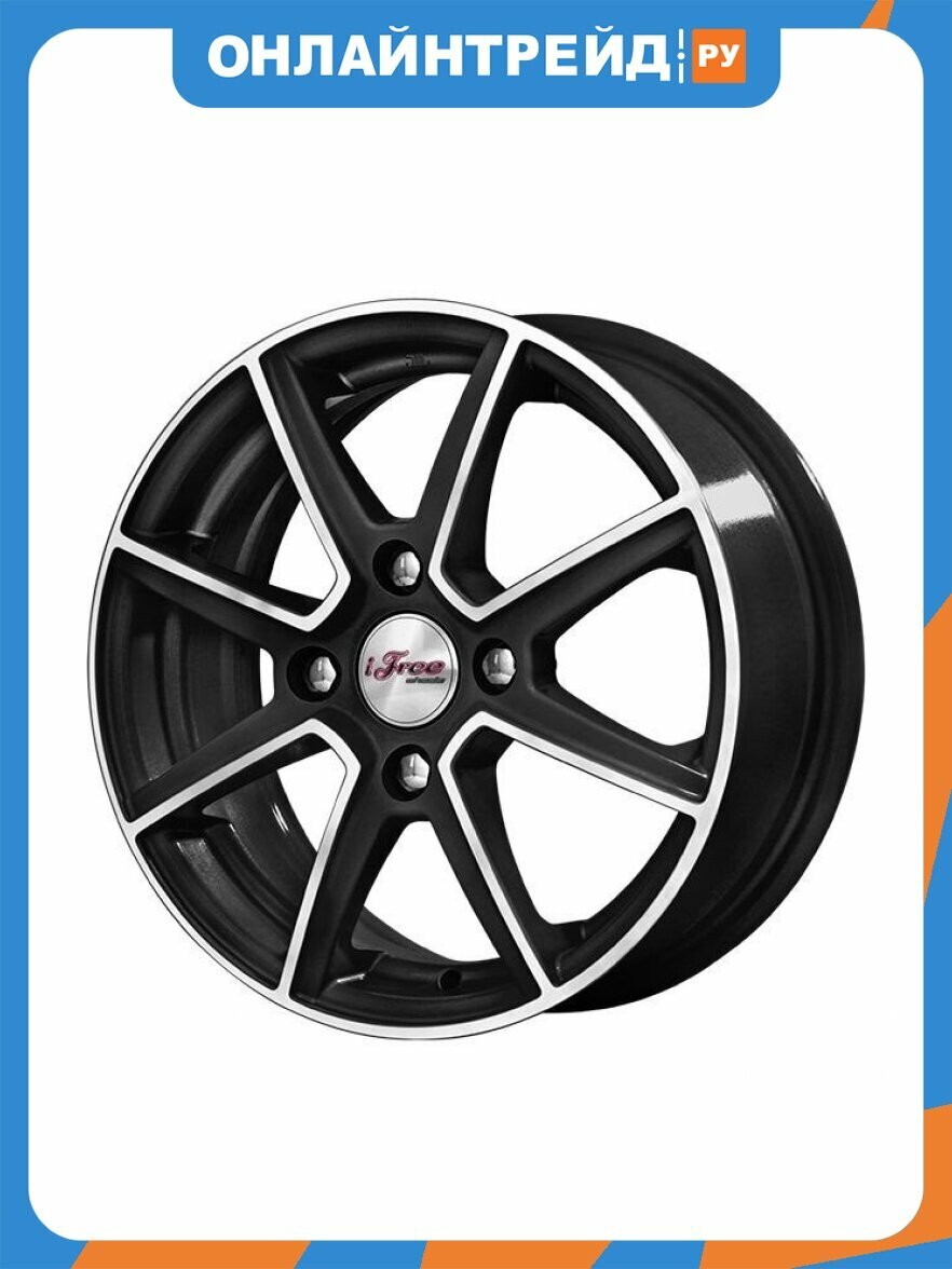 Диск Ifree Майами лайт 5.5x14/4x100 D67.1 ET35 Блэк Джек