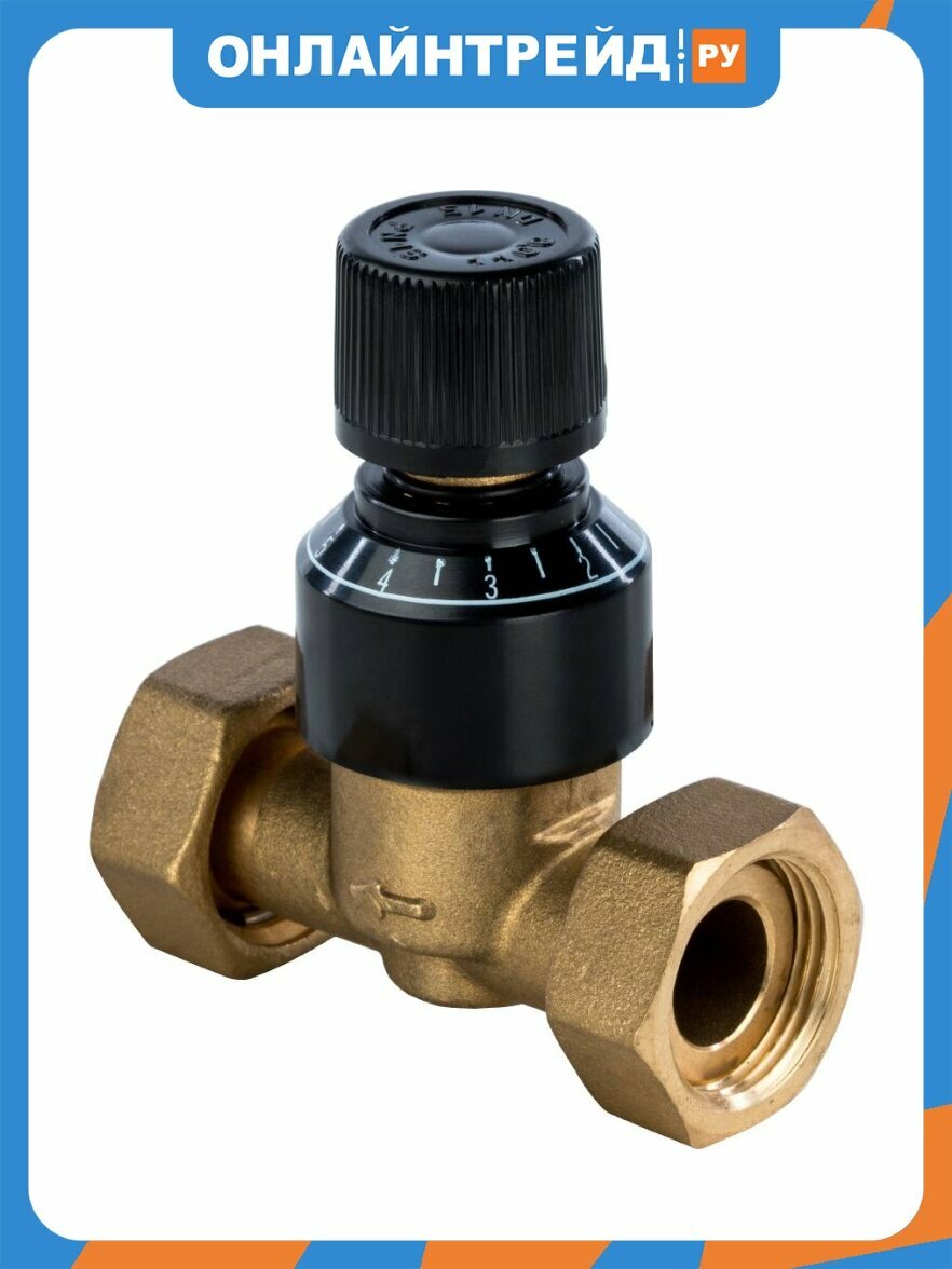 Дифференциальный клапан балансирования Stout by-pass G 3/4" соединение (0,2 - 2,5)