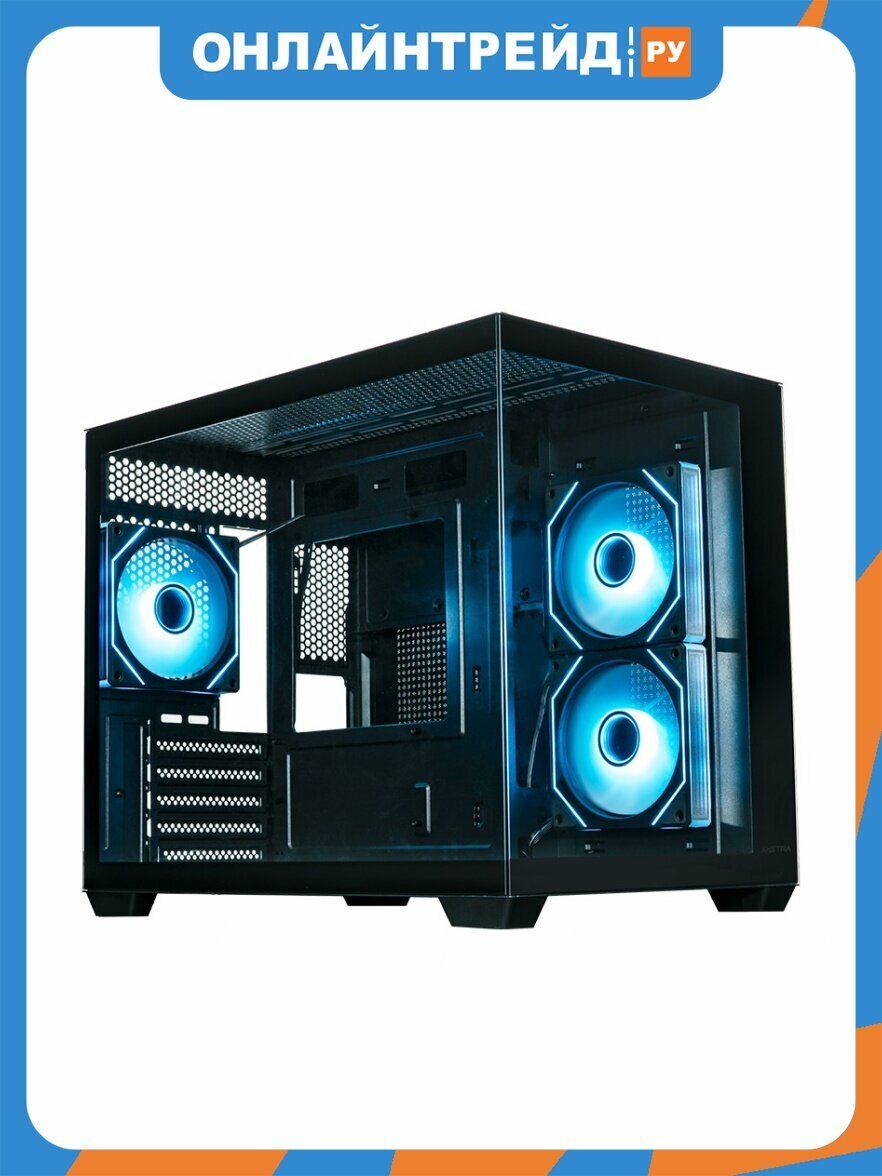 Корпус Xastra QW500M 3ARGB-C10-UC, черный